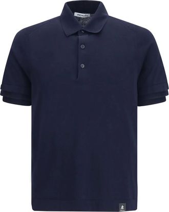 Premiata Polo en coton - Homme - Tops - Bleu - Taille: L