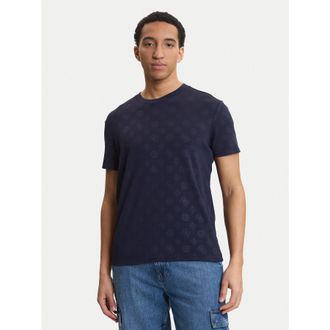 Guess T-Shirt M6GP26 K3177 Dunkelblau Regular Fit