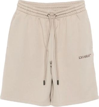 Off-white Homme, Shorts, Beige, Taille: XL Shorts d&eacute;contract&eacute;s