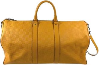 Louis Vuitton unisex, Pre-owned, Jaune, Taille: ONE Size Sac Boston Pre-owned