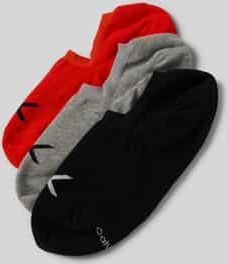 Calvin Klein F&uuml;sslinge mit Label-Print im 3er-Pack