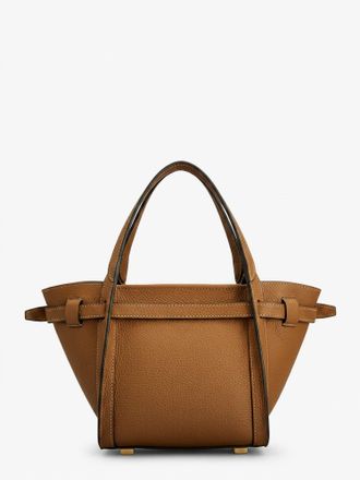 Tod's Womens Tote Bag T Signature Leather Brown