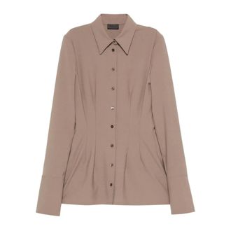 MUGLER Damen, Blusen & Hemden, Braun, XSGr&ouml;&szlig;e