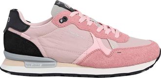 Pepe Jeans London Damen Brit Air W Sneak, Pink Factory Pink, 35.5 EU