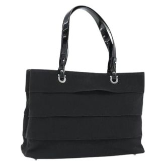 Ferragamo Pre-owned Canvas Hand Bag - - Pre-owned - Damen - Schwarzk - ONE SIZE