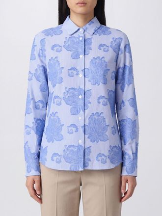 Mazzarelli Chemise Femme couleur Bleu Azur