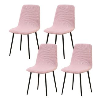 Generic Moderne Stuhlhussen 2/4/6/8 St&uuml;ck f&uuml;r Esszimmerst&uuml;hle Schalenst&uuml;hle Loungesessel ohne Armlehnen Stretch-&Uuml;berz&uuml;ge