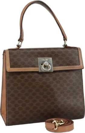 Celine Pre-owned Cuir sacs-main - Femme - Pre-owned - Brun - Taille: ONE Size