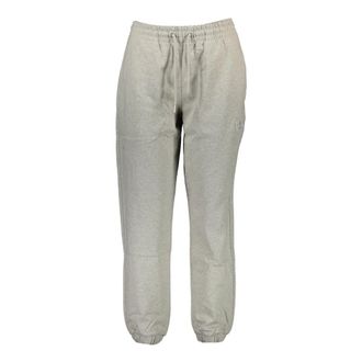 Calvin Klein Sportliche Graue Damen Hose mit Elastik - - Trousers - Damen - Grau - L