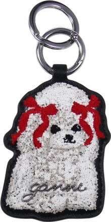 Ganni Femme, Accessoires, Noir, Taille: ONE Size Joy Dog Bow Keyring