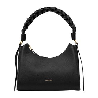 Coccinelle Sac fourre-tout en cuir gaufr&eacute; - Femme - Sacs - Noir - Taille: ONE Size