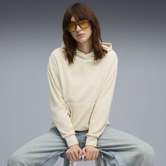 Puma Essentials Elevated Comfort Hoodie Damen, Kleidung, Wei&szlig;, XXL