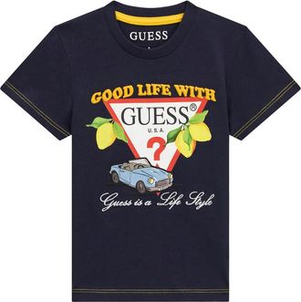 Guess T-Shirt N6GI07 K8HM4 Dunkelblau Regular Fit