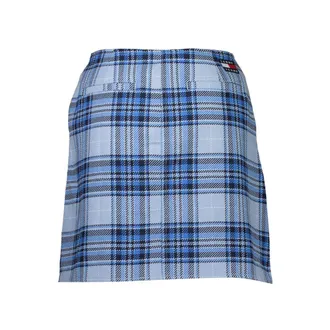 Tommy Hilfiger Plaid Cotton Shorts - Blue
