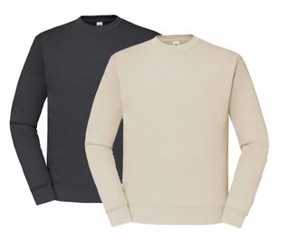 Fruit Of The Loom Herren 62-202-0 Set-IN Sweatshirts 1er/2er - 1x Graphit, 1x Natural & 1x HLKauf Block - Gr&ouml;&szlig;e: XL