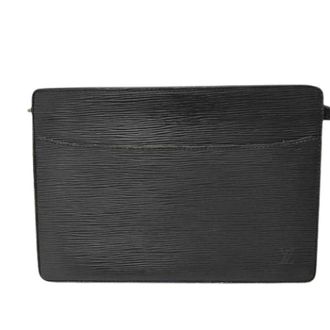 Louis Vuitton unisex, Pre-owned, Noir, Taille: ONE Size Sac clutch Epi Pre-owned