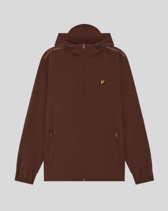 Lyle & Scott Taped Zip Through Kapuzenjacke
