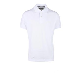 Dirk Bikkembergs Homme, Tops, Blanc, Taille: M T-shirt coton &eacute;lasthanne