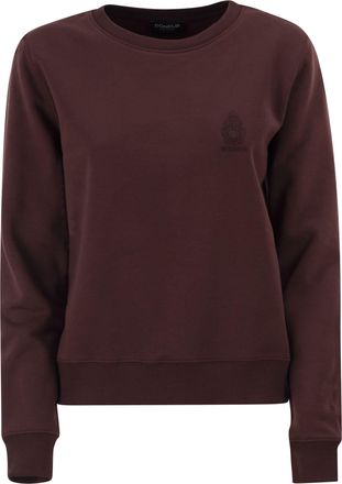 Dondup Sweat-shirt ras du cou coupe slim en coton avec logo