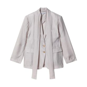 Acne Studios Damen, Jacken, Beige, SGr&ouml;&szlig;e