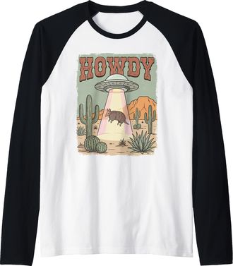 Image UFO Howdy Desert Armadillo Raglan