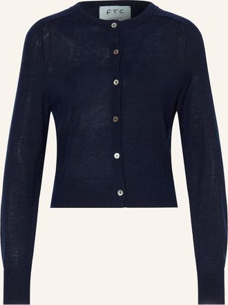 FTC Ftc Cashmere Strickjacke Mit Cashmere blau