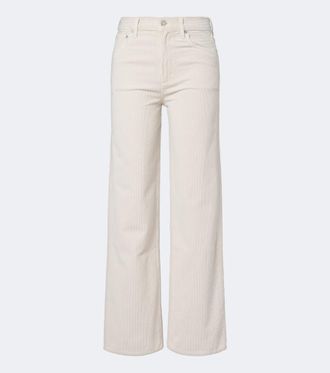 A Gold E Weite Hose Ren aus Baumwollcord