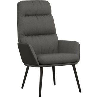 vidaXL Relaxsessel Dunkelgrau Stoff Vidaxl