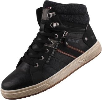 Mustang Jeans Bottes pour homme, Noir, 45 EU