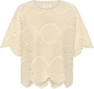Cream Femme, Blouses et Chemises, Beige, Taille: 42 FR Blouse