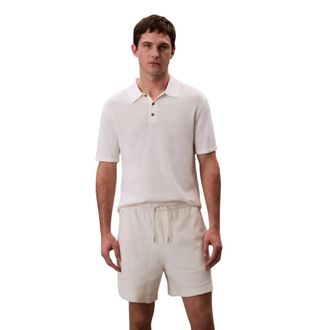 Calvin Klein Homme, Tops, Blanc, Taille: XS Polo Chemises