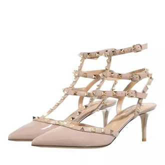 Valentino Garavani Pumps & High Heels - Rockstud Ankle Strap T.65 - Gr. 36 (EU) - in Beige - f&uuml;r Damen