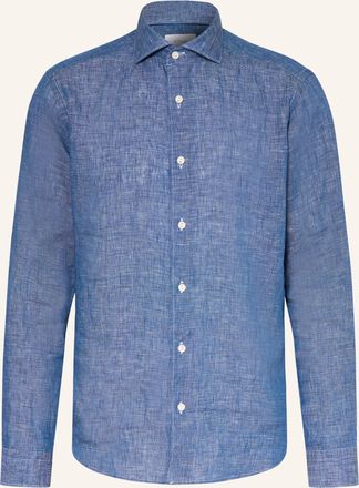Eton Leinenhemd Casual Fit blau