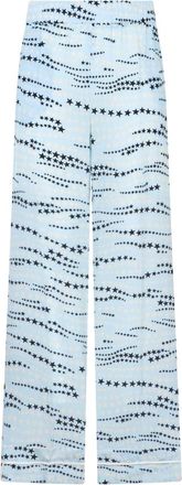 Red Valentino Femme, Pantalons, Bleu, Taille: 42 FR Pantalons