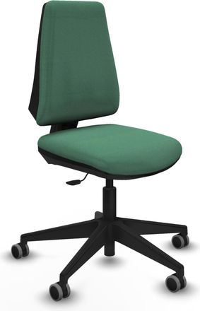 Piqueras y Crespo Homecenter Elche Cascader-Stuhl ohne Armlehnen. Ausgestattet mit grundlegendem Permanentkontakt und Schneideschaum. Mit Rollen von 65 mm, Parkett, sma