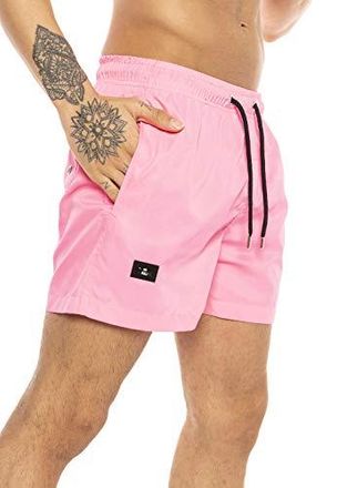 Red Bridge Shorts de Bain Court pour Homme Séchage Rapide Rose XXL