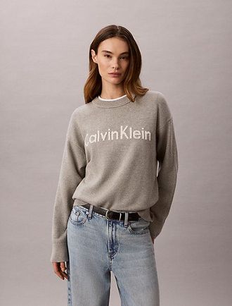 Calvin Klein Pull relaxed avec logo graphique