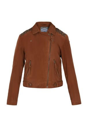 Dreimaster Dreimaster Jacke Frauen Cognac