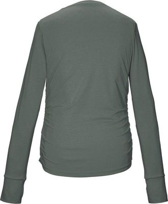 Killtec Langarmshirt KOS 173 WMN LS SHRT Atmungsaktiv, schnelltrocknend, dehnbar, Daumenl&ouml;cher, Raffung