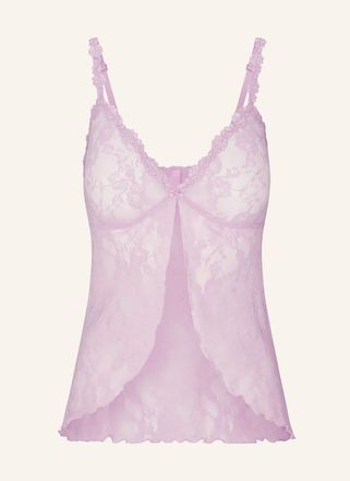 SKIMS Skims Lounge-Top Stretch Lace pink