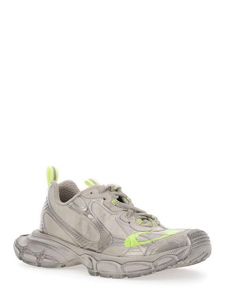 Balenciaga Mens Sneakers Beige Low Top Grey Polyurethane Polyester Trainers