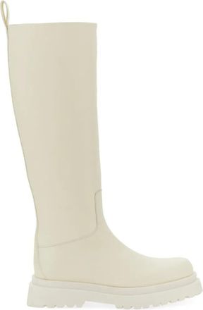 Liu Jo Stiefel - Knee-High Leather Boots - Gr. 39 (EU) - in Weiß - für Damen