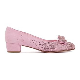 Ferragamo Bubblegum Leder Vara Ballerinas - - Shoes - Damen - Rosa - 37 EU
