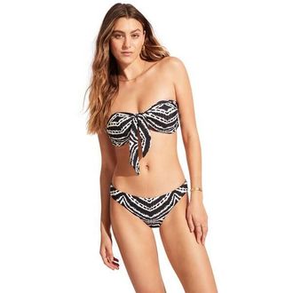 Seafolly Damen Bikinihose Zanzibar Reversible Hipster