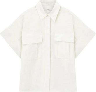 Joseph Femme, Blouses et Chemises, Blanc, Taille: 42 FR Justo Poplin Cotton Shirt