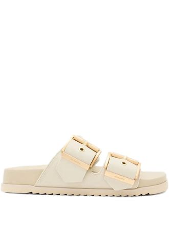 AllSaints claquettes Sian en cuir - Tons neutres