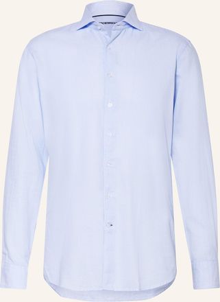 Strokesman's Strokesmans Hemd Slim Fit blau