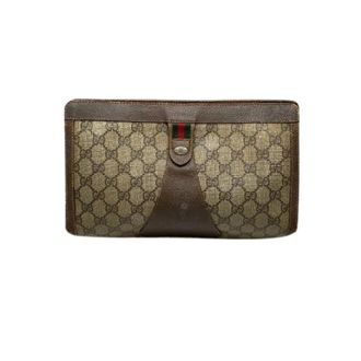 Gucci Pre-owned Ophidia Vintage Clutch - - Pre-owned - Damen - Braun - ONE SIZE