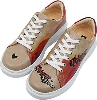 Dogo Dogo Femme Myra Sneaker, Beige, 38 EU