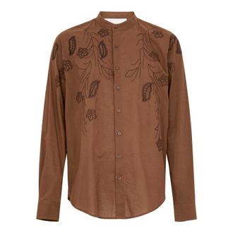 Amaranto Braunes Hemd f&uuml;r M&auml;nner - - Shirts - Herren - Braun - L